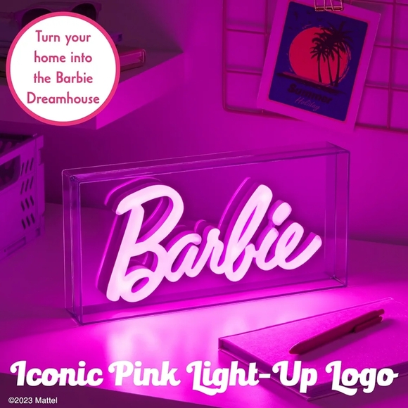 Mattel | Other | Barbie Logo Led Neon Pink Sign | Poshmark